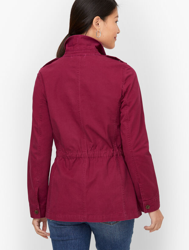 Twill Field Jacket | Talbots