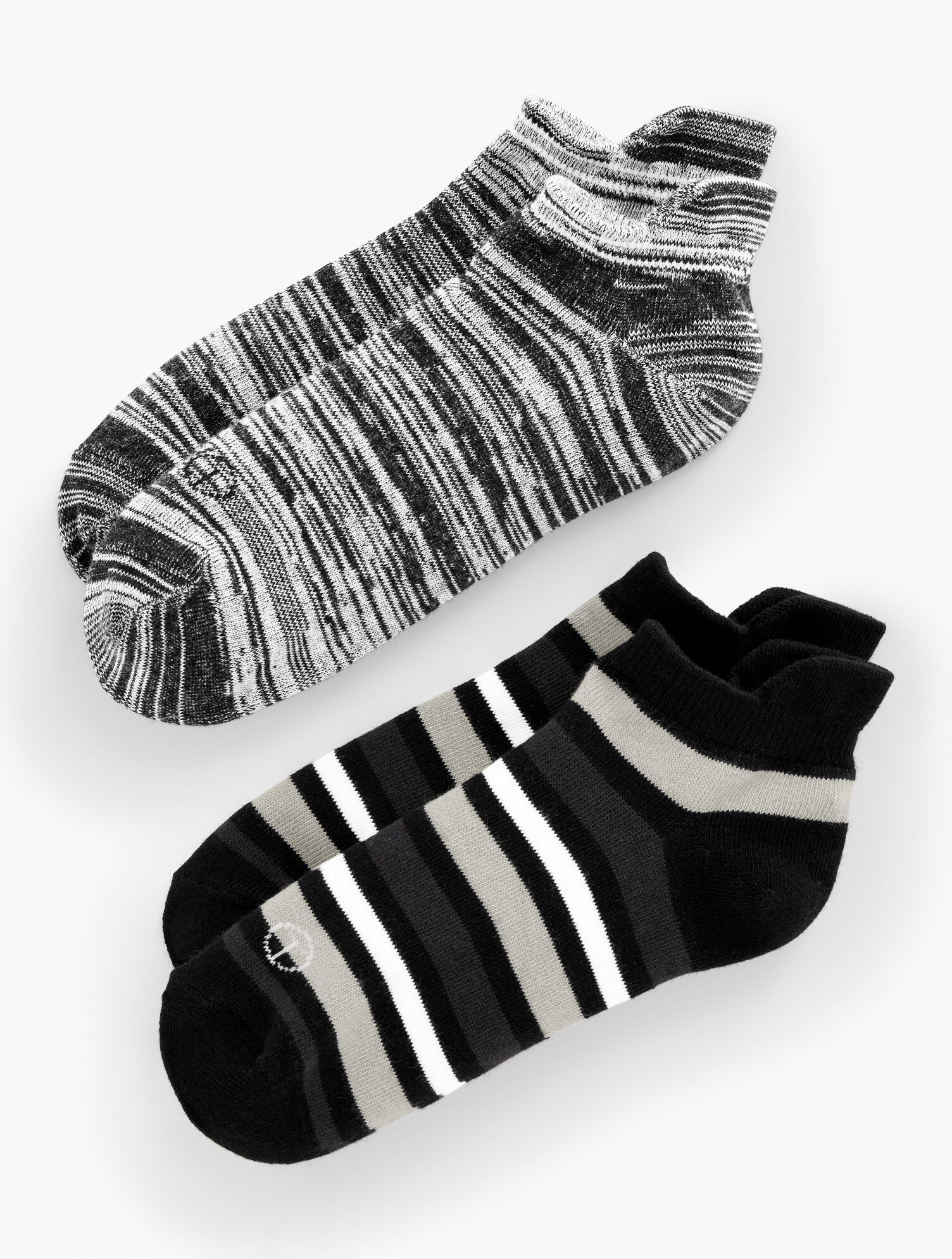 Stripe Two Pair Ankle Socks | Talbots