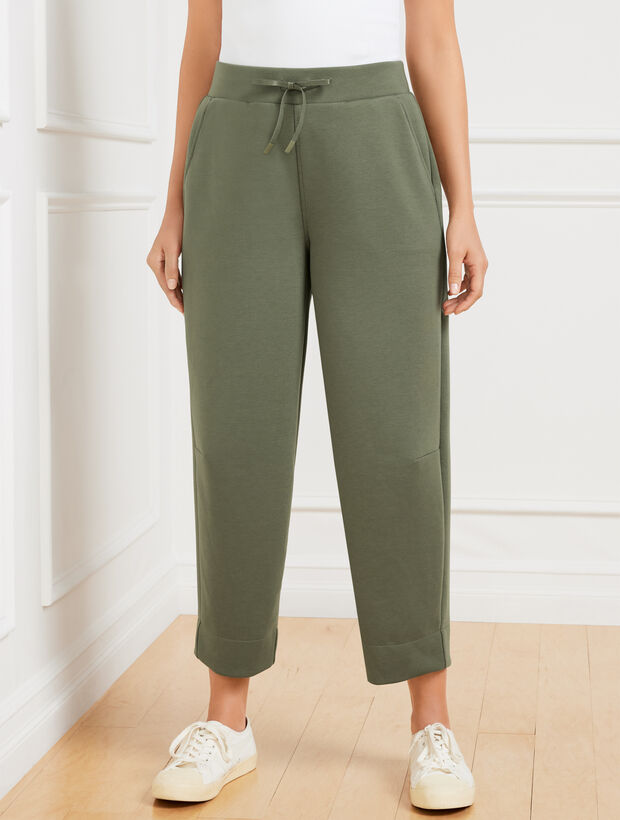 AirKnit Stretch Barrel Leg Pants | Talbots