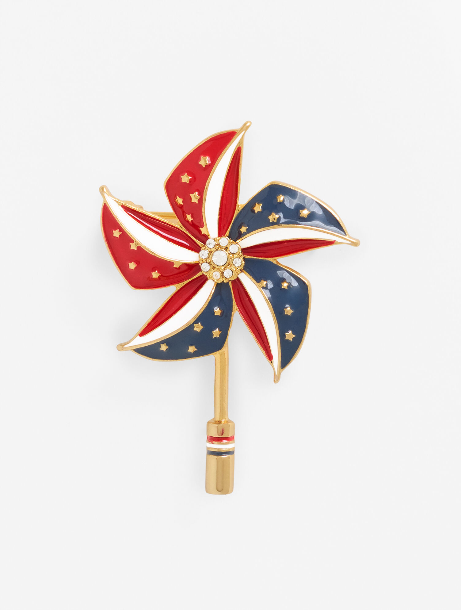 Americana Pinwheel Brooch | Talbots