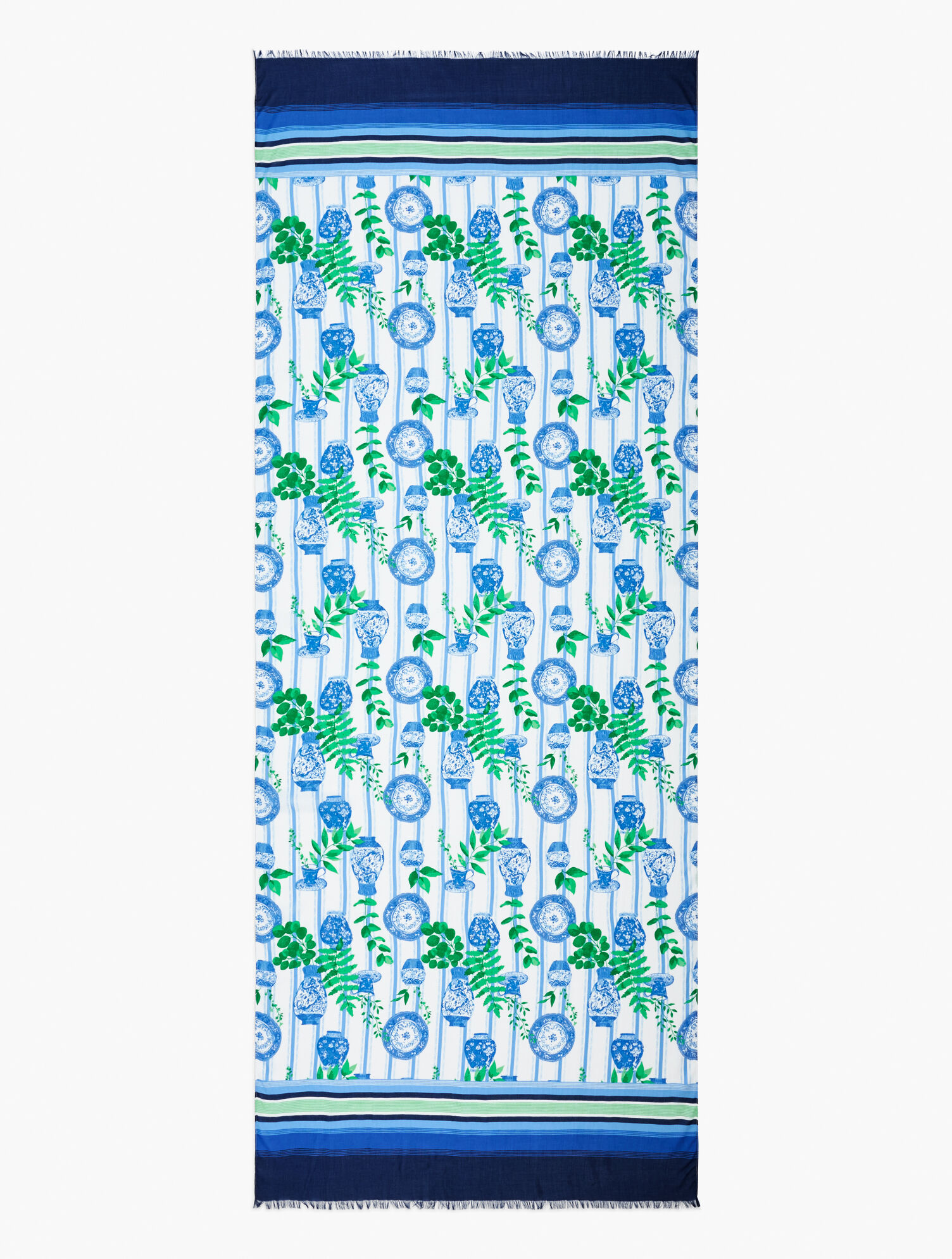 Pottery Floral Oblong Scarf | Talbots