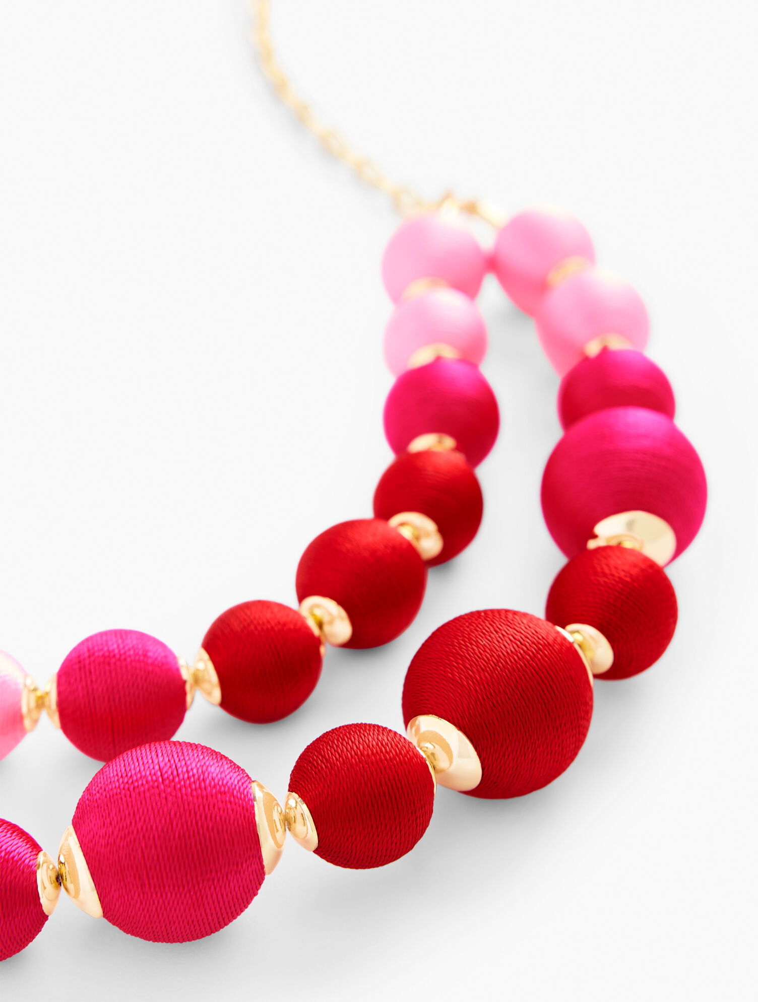 Bright Thread Wrap Necklace | Talbots