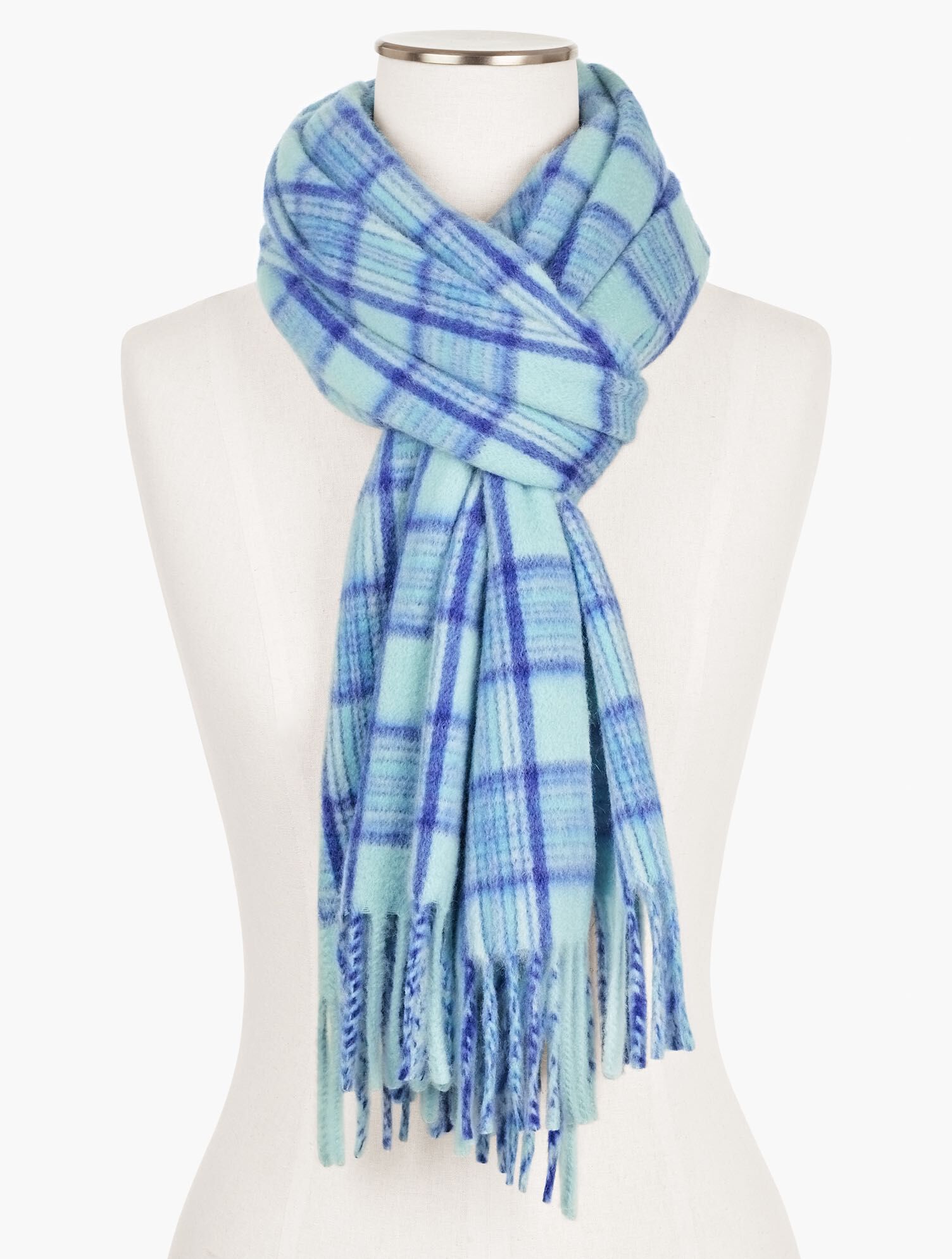 Pure Cashmere Wrap - Weekend Plaid | Talbots