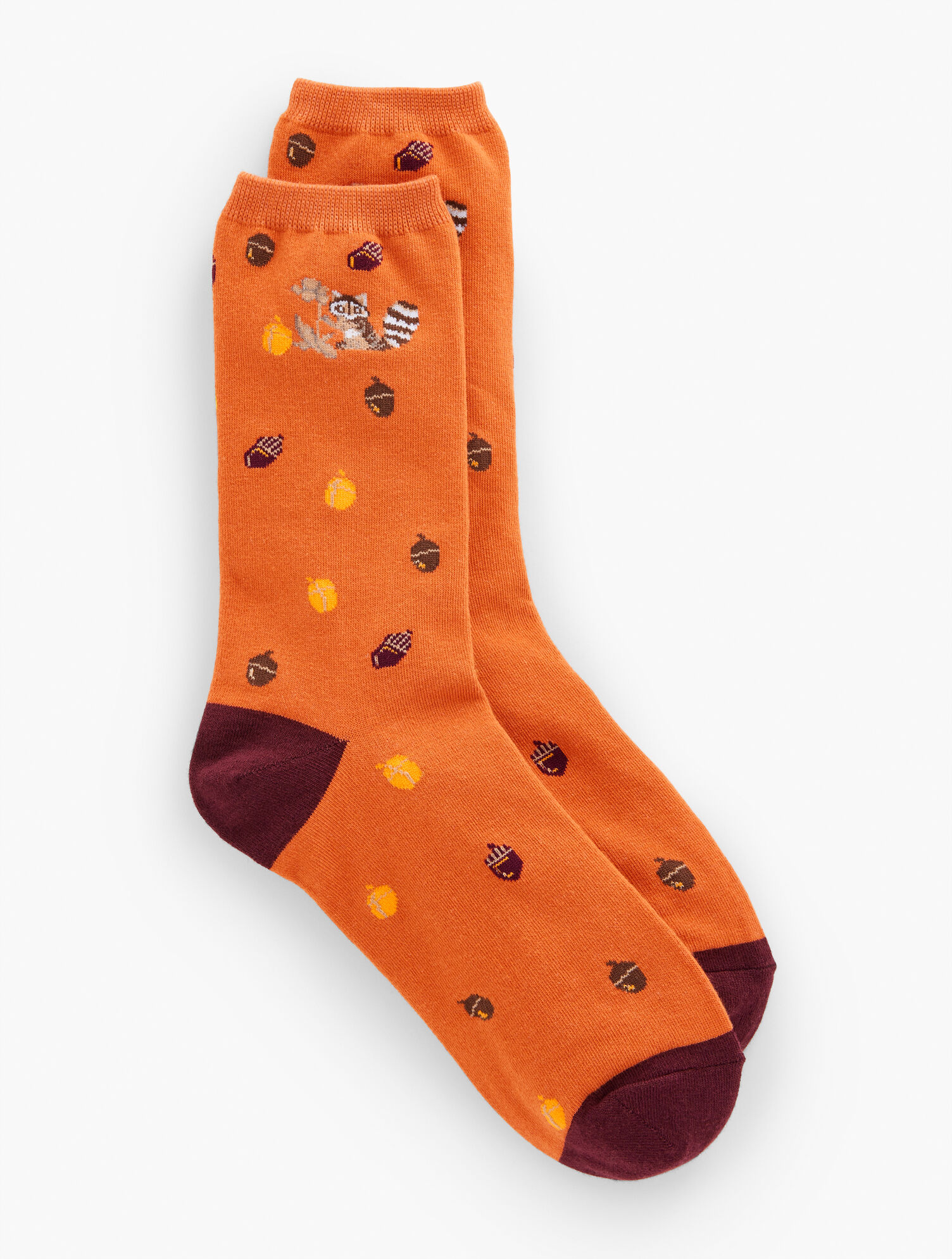 Nutty Racoon Trouser Socks | Talbots