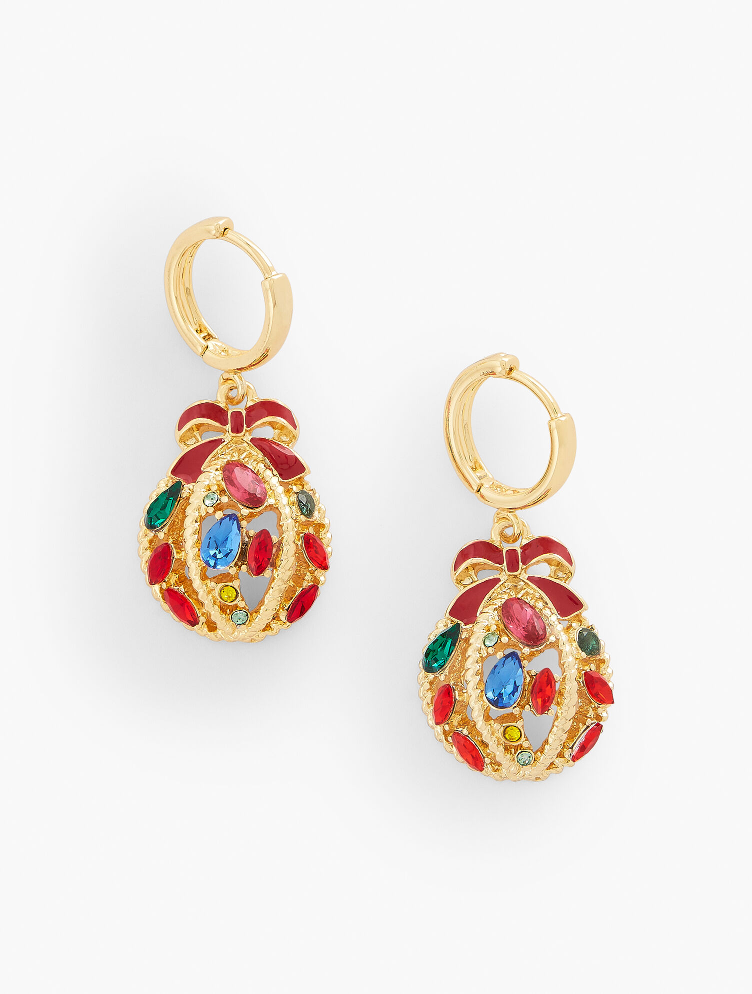 Ornament Charm Earrings | Talbots