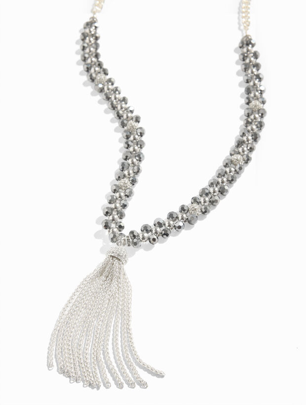 Faceted Cluster Bead Necklace | Talbots