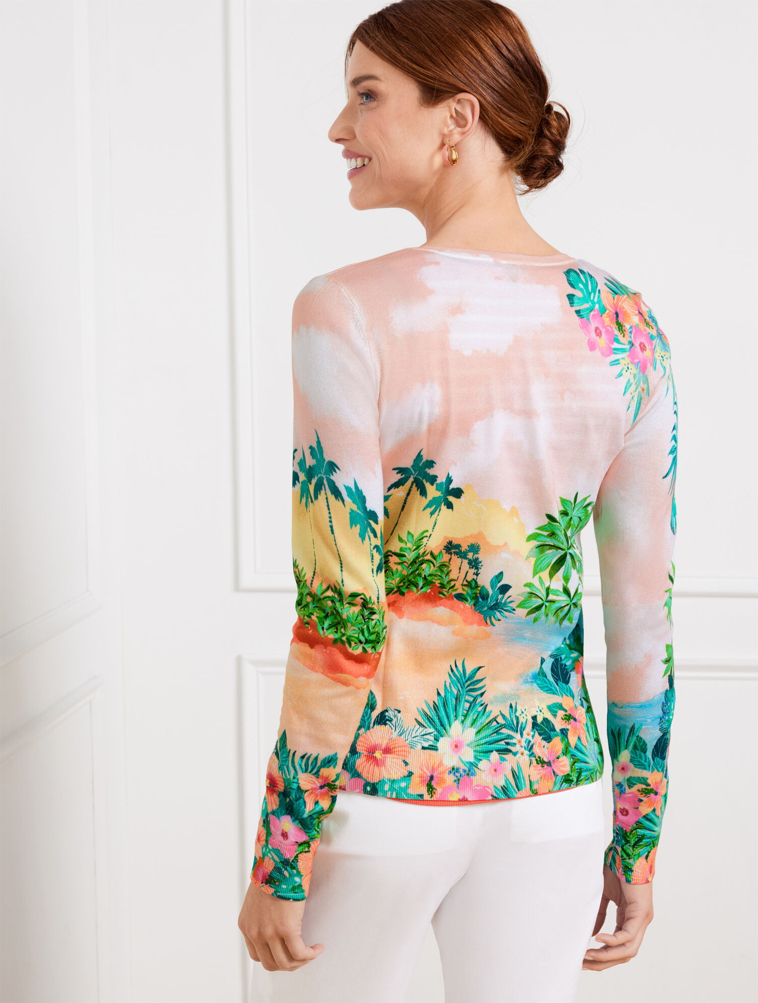 Charming Cardigan - Sunset Horizon | Talbots