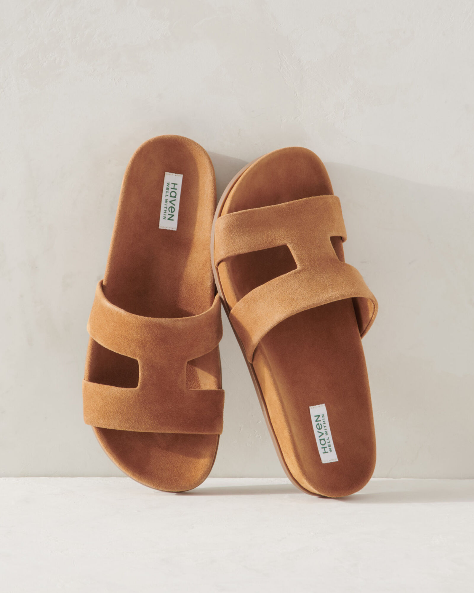Suede Cutout Slides | Haven Well Within