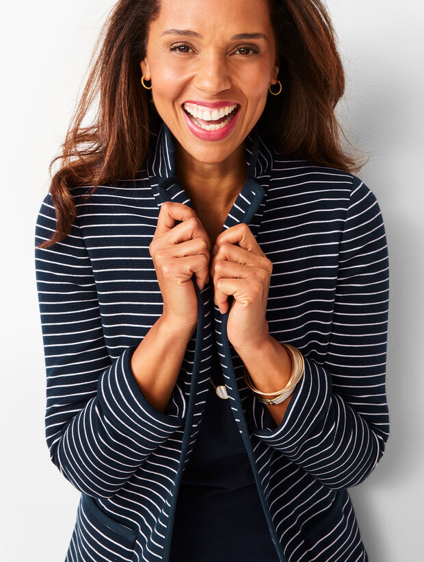 Modern Ottoman Sweater Jacket | Talbots