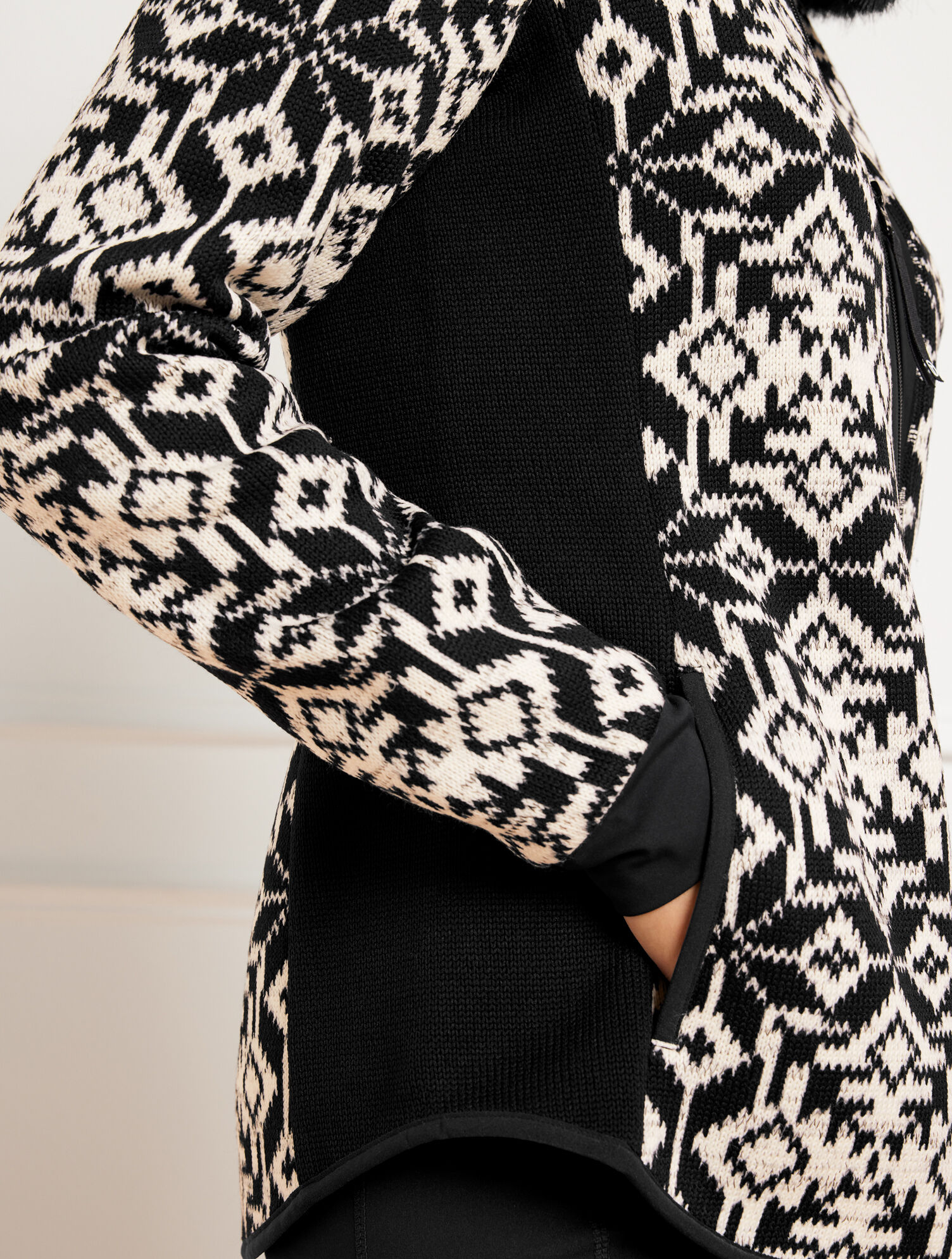 Cozy Fleeceback Jacket - Snowflake | Talbots