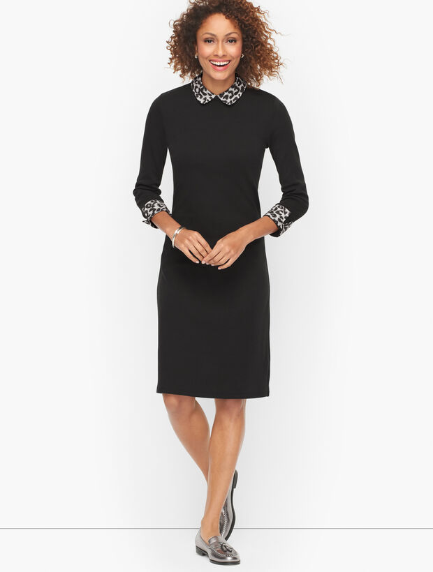 Collared Shift Dress | Talbots