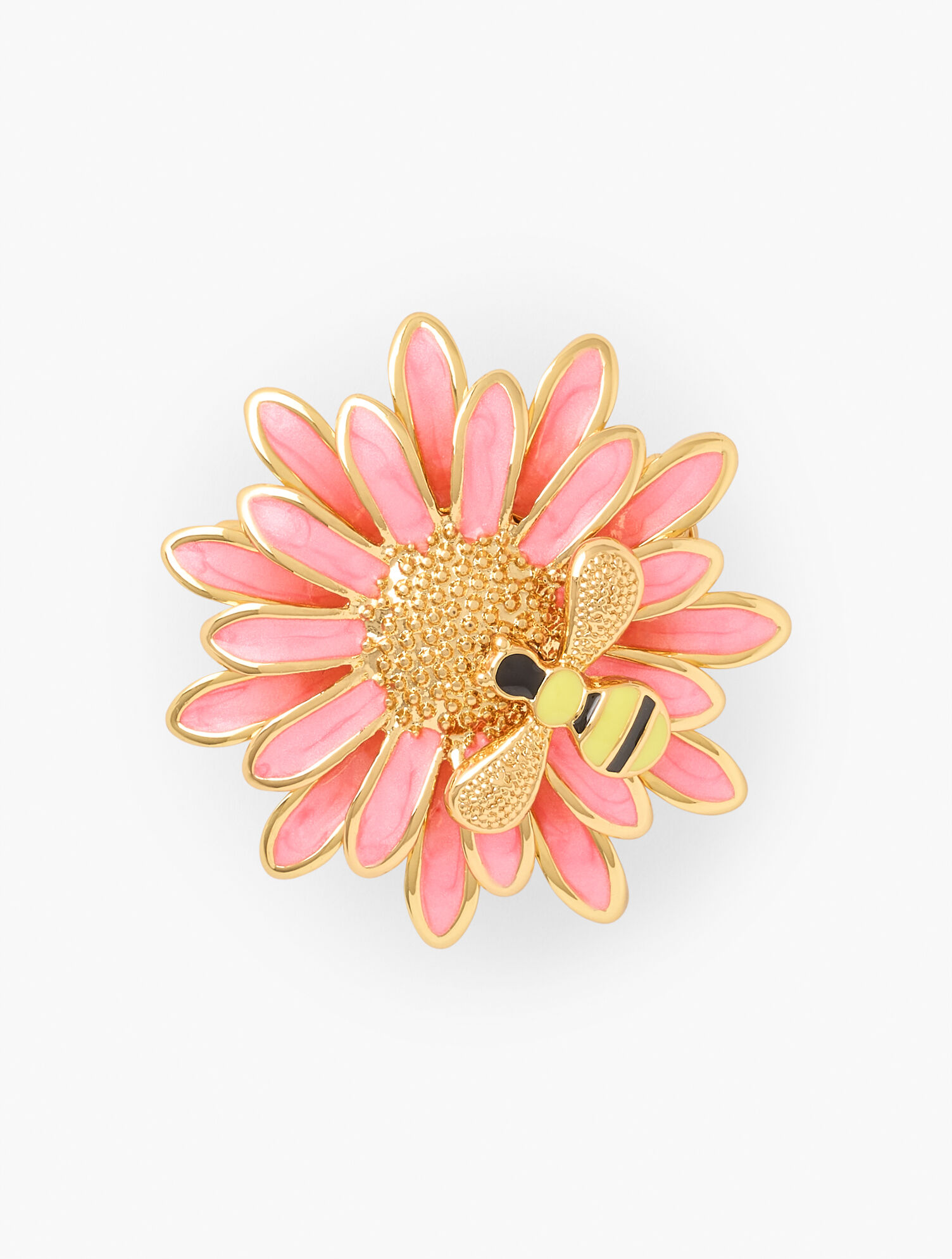 Honey Bee Flower Brooch | Talbots