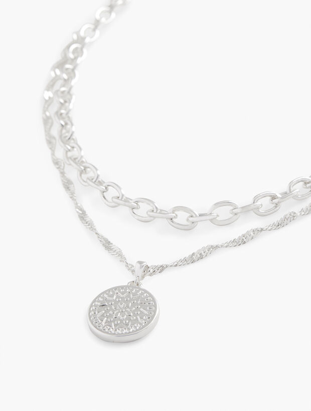 Layered Pendant Necklace | Talbots