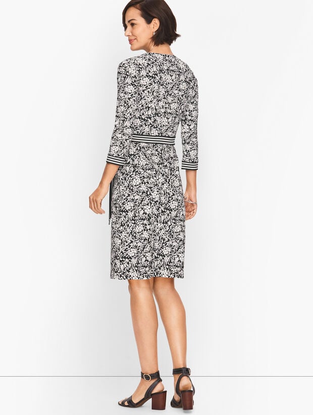 Faux Wrap Knit Dress | Talbots