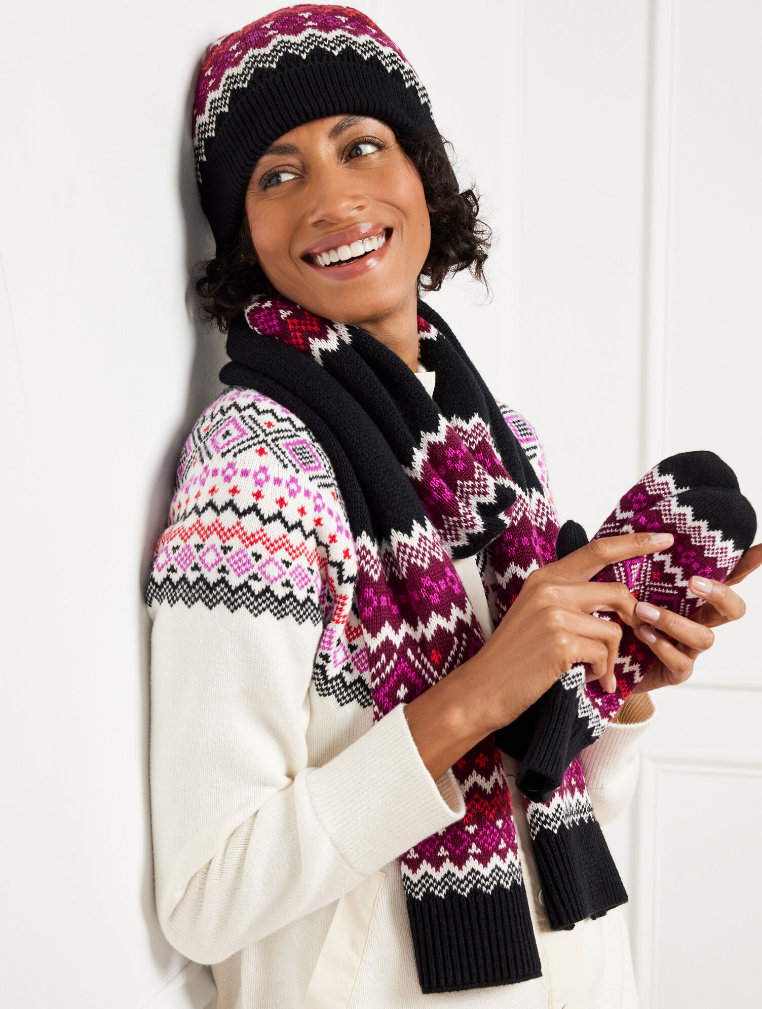 Modern Fair Isle Beanie | Talbots