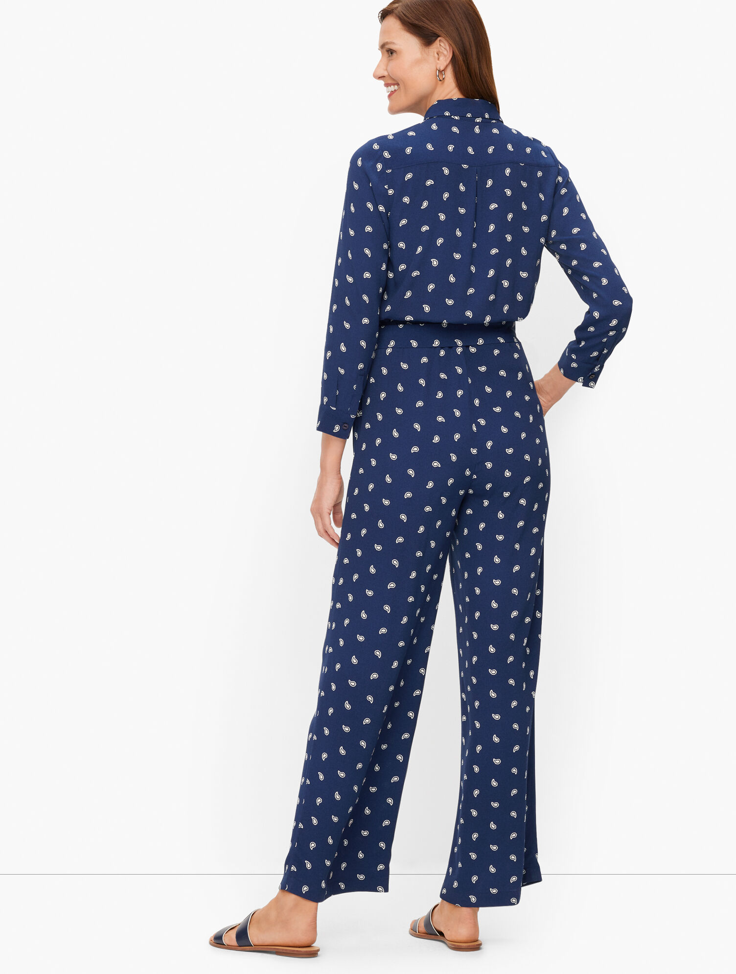 Paisley Jumpsuit | Talbots