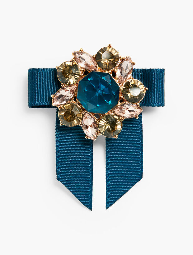 Ribbon Gem Brooch | Talbots