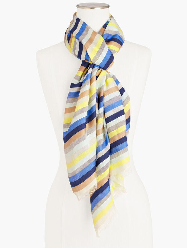 Sunset Stripe Oblong Scarf | Talbots