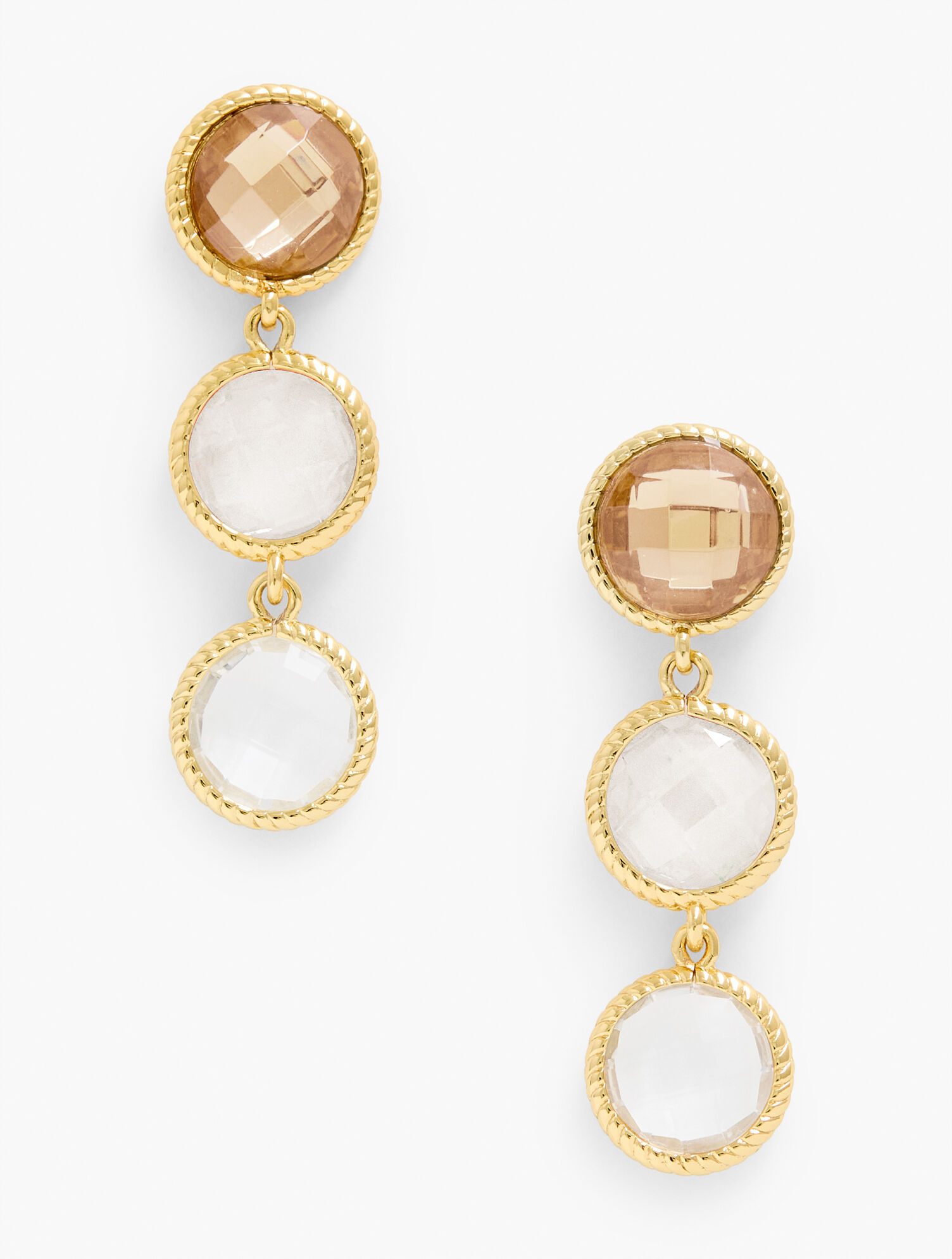 Multi Stone Drop Earrings | Talbots