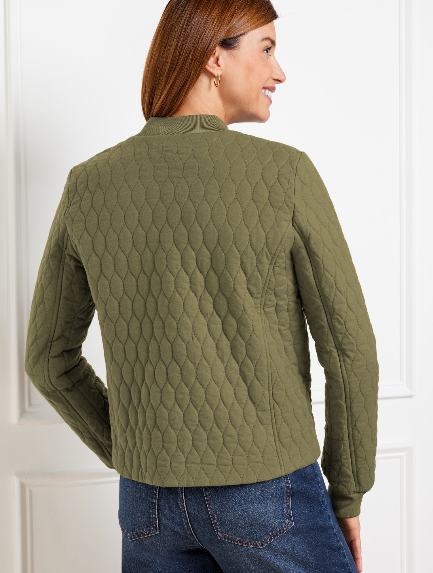 Quilted Bomber Jacket | Talbots