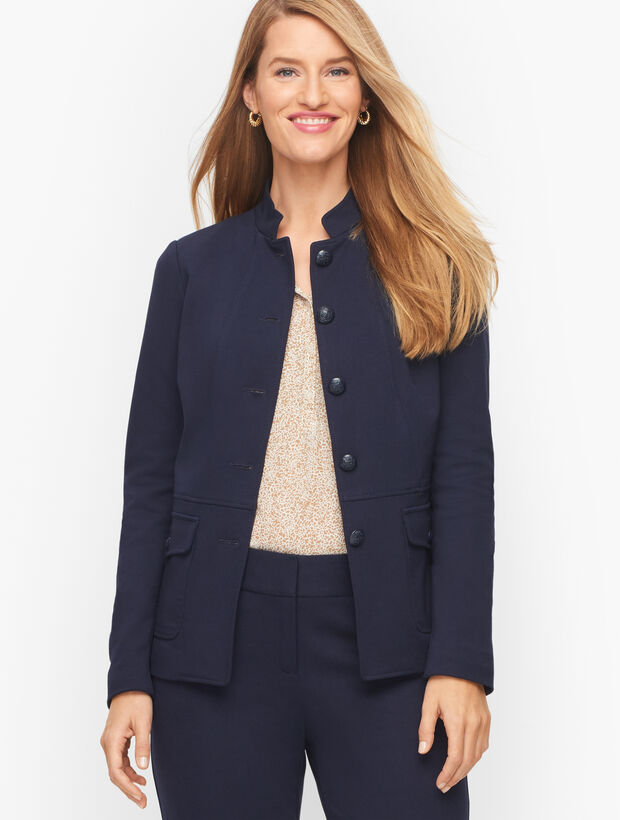 Refined Ponte Knit Jacket | Talbots