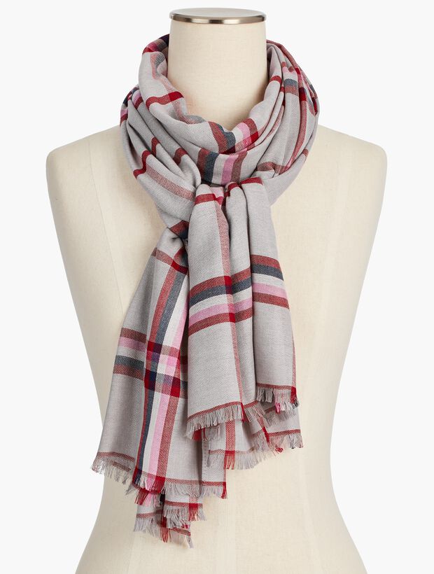 Luxe Plaid Scarf | Talbots