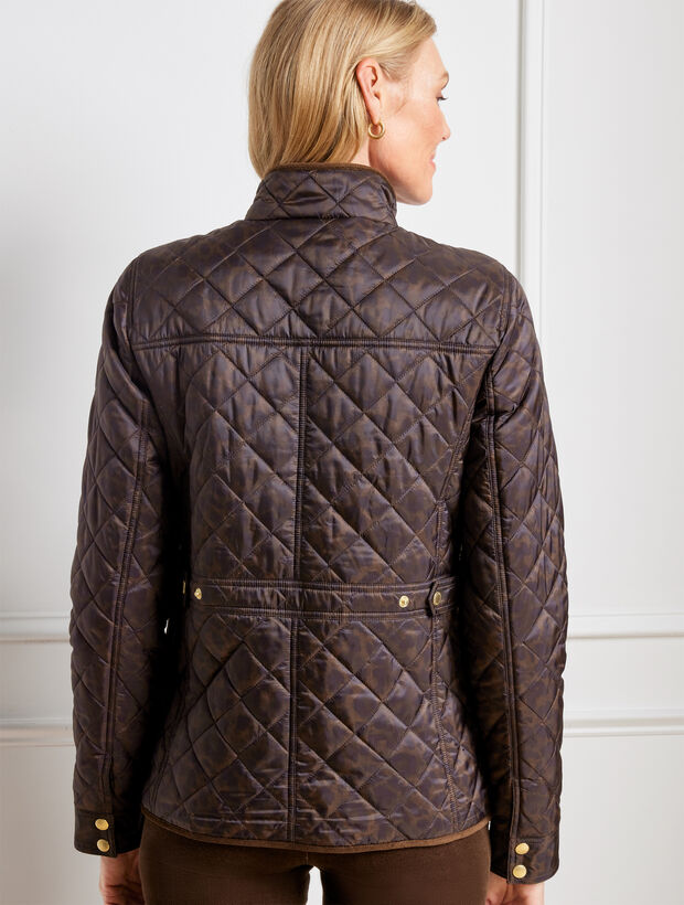 Quilted Barn Jacket - Spectacular Animal | Talbots