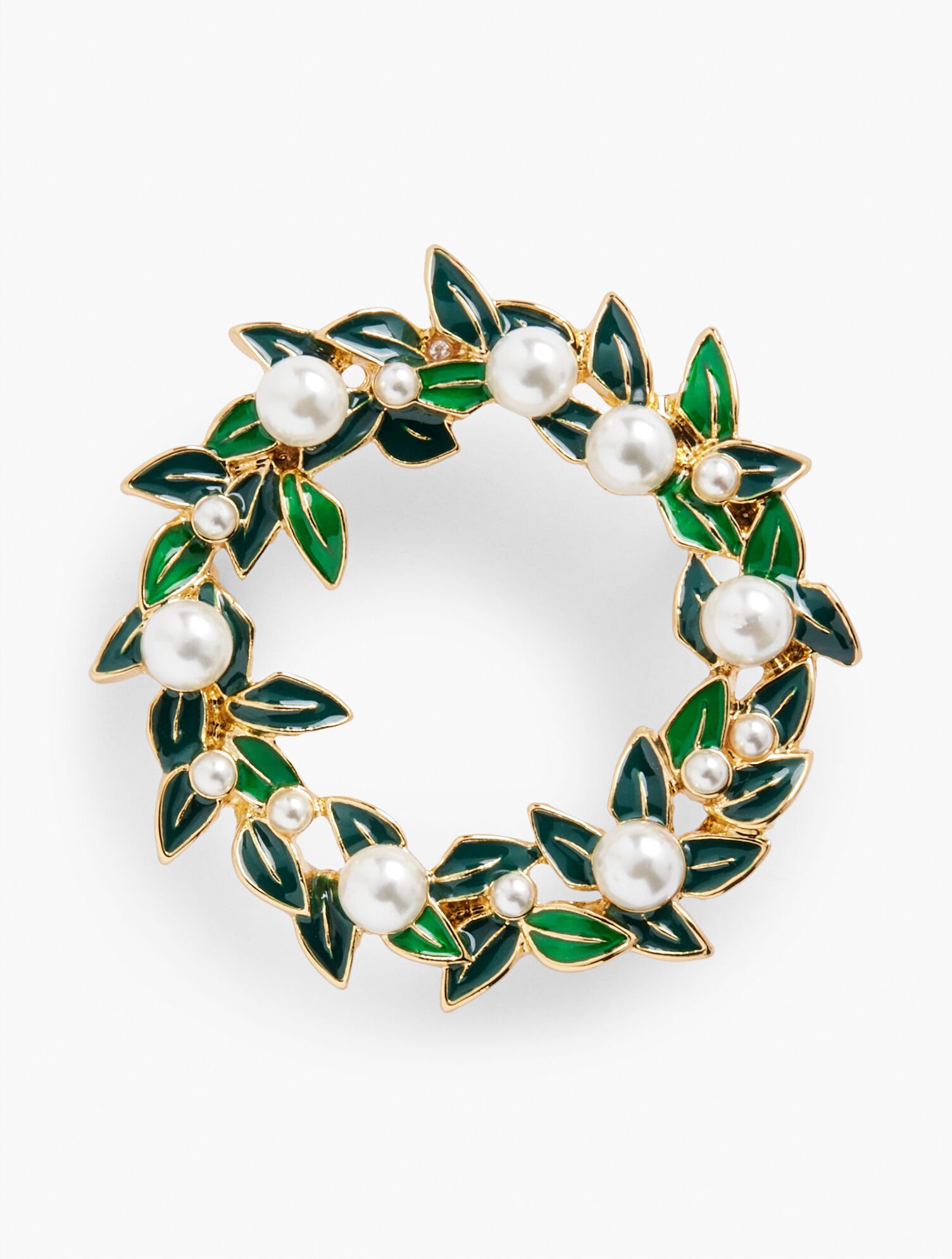Classic Wreath Brooch | Talbots