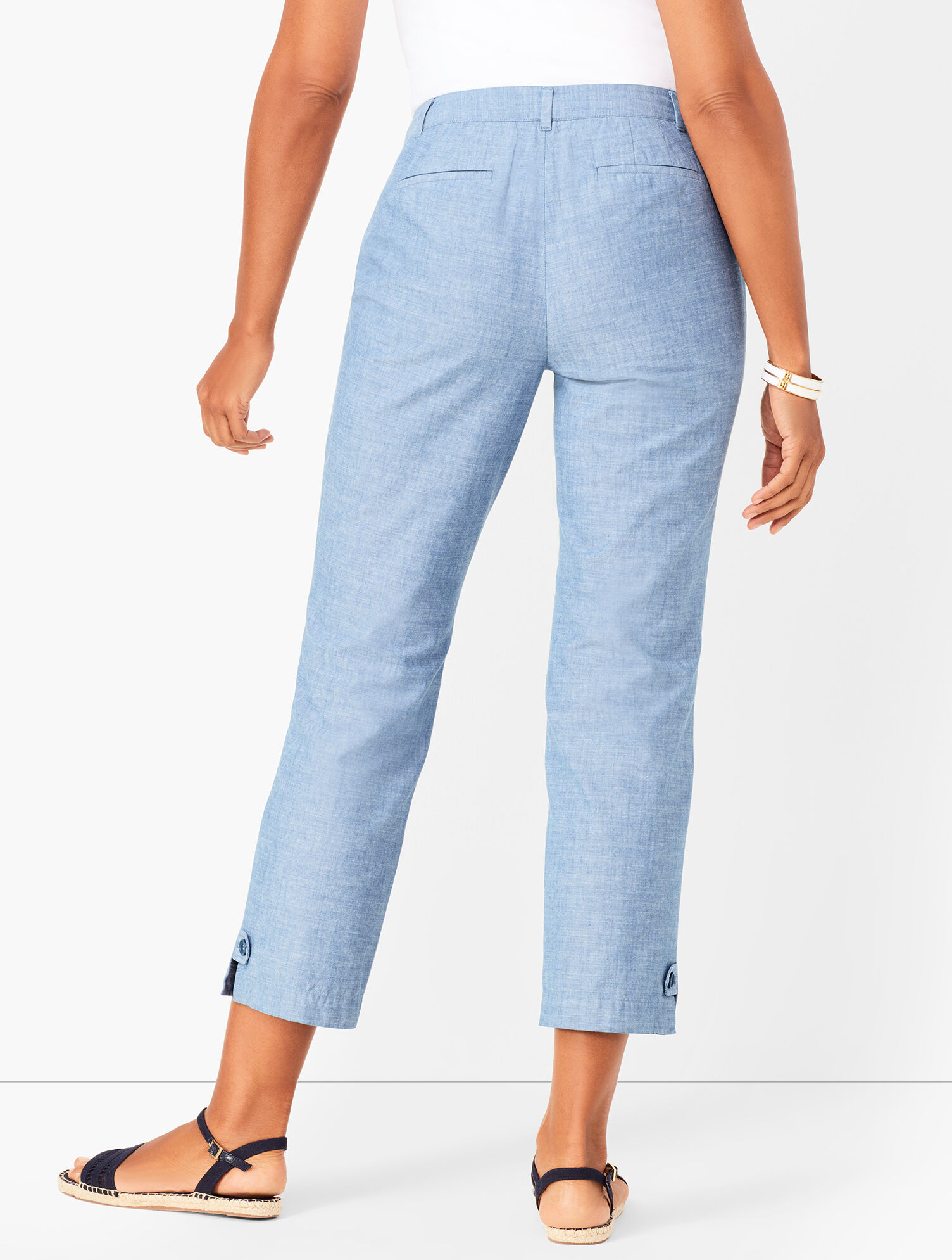 Perfect Crops - Chambray | Talbots