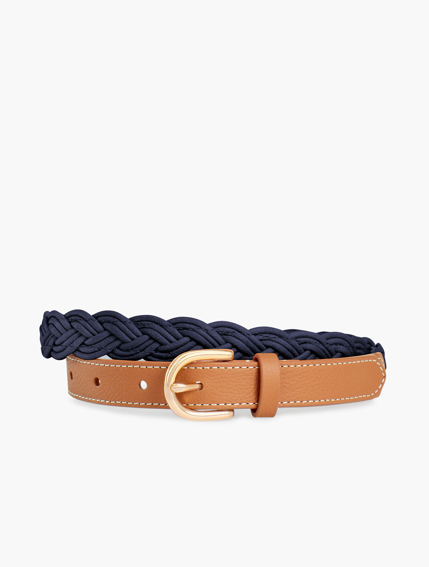 Braided Leather & Corded Belt | Talbots
