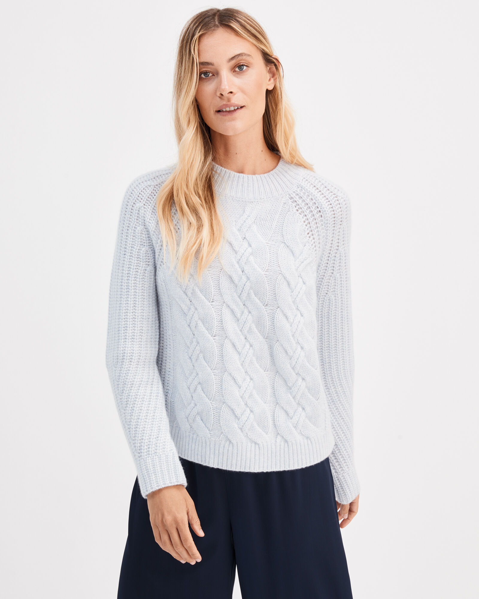 Cashmere Cable Knit Sweater | Haven Well Within