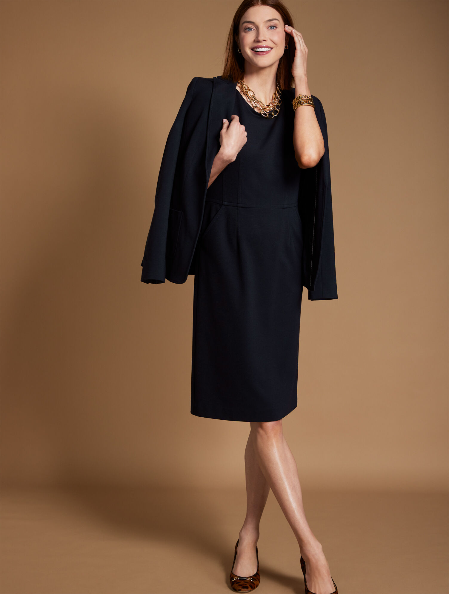 Luxe Italian Knit Dress | Talbots