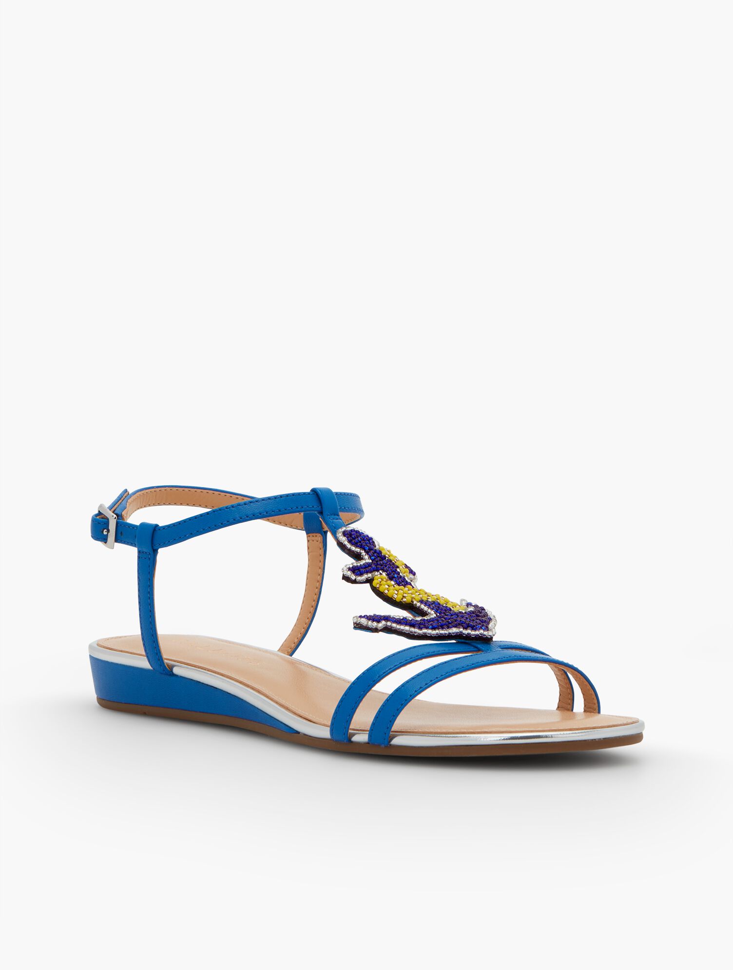 Mini-Wedge Sandal with Anchor Embellishment | Talbots