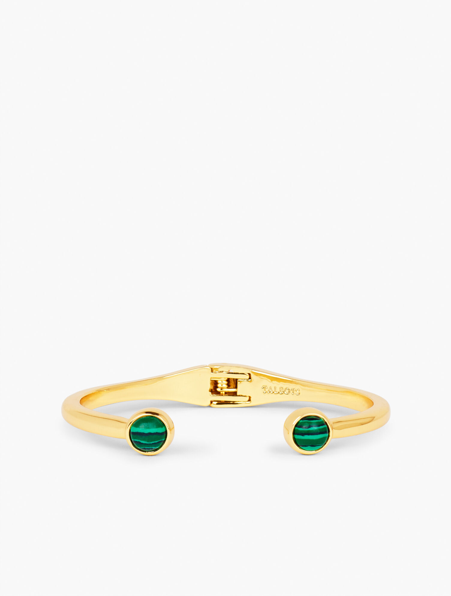 Malachite Stone Open Bangle | Talbots