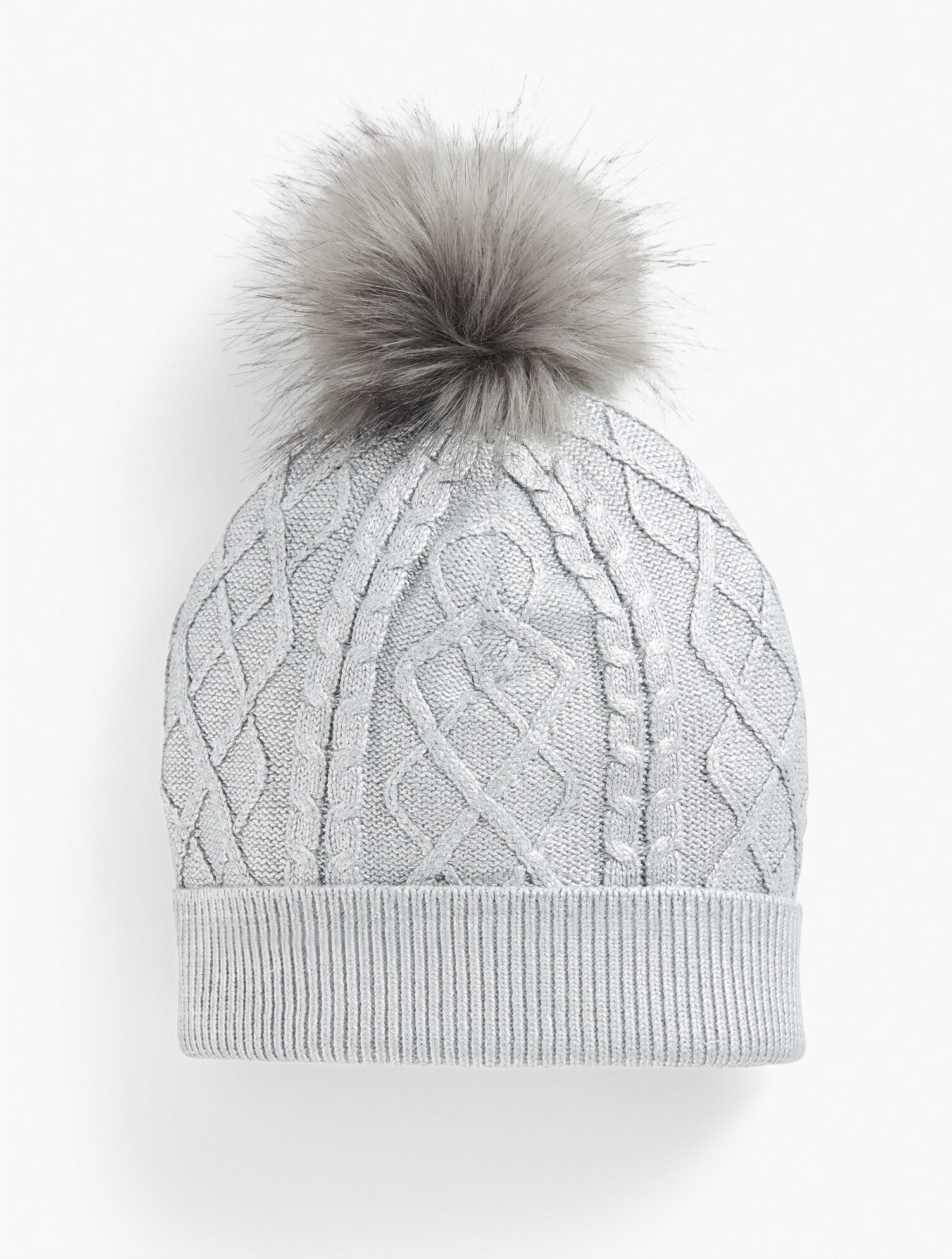 Metallic Foil Beanie | Talbots