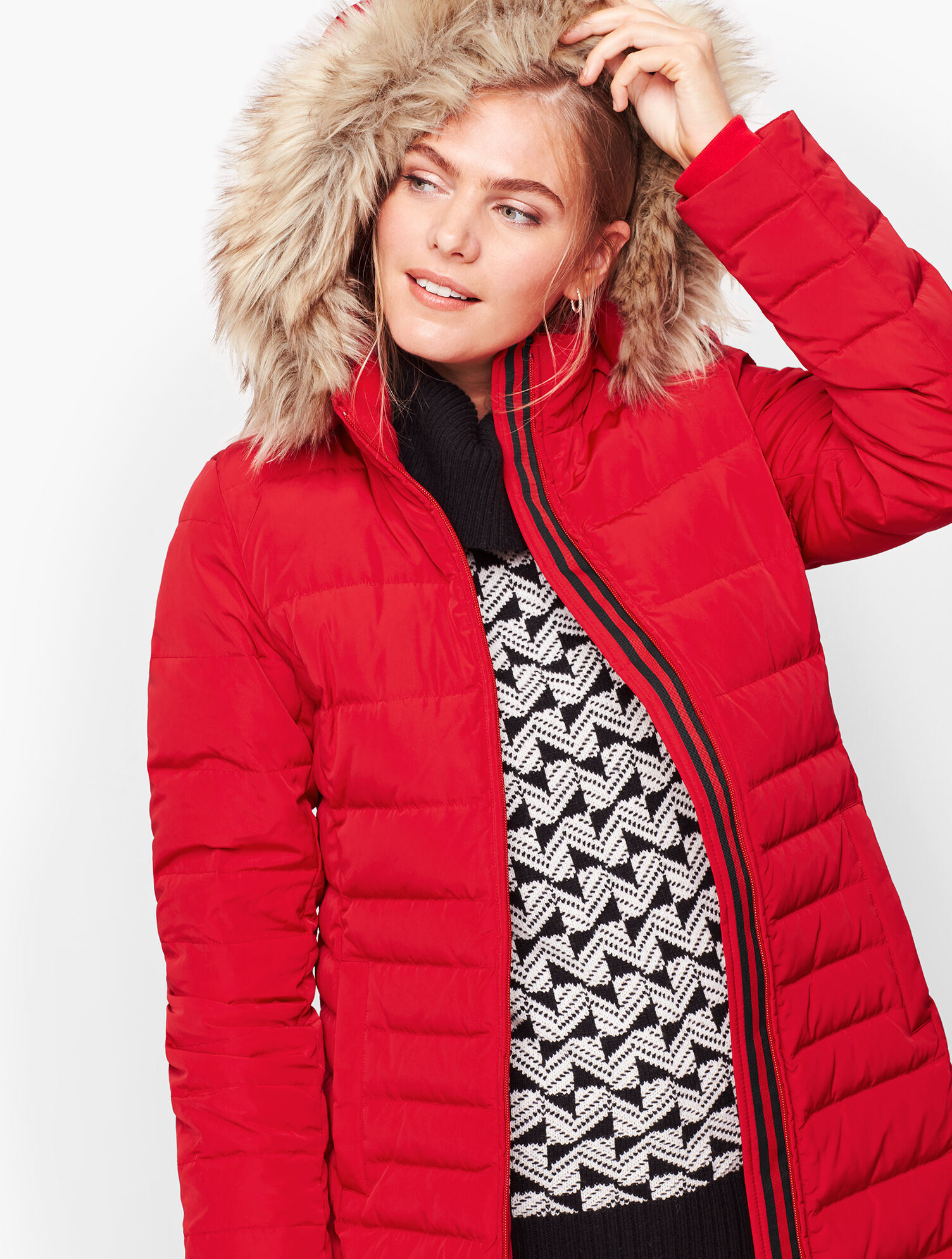 Long Down Puffer Coat | Talbots