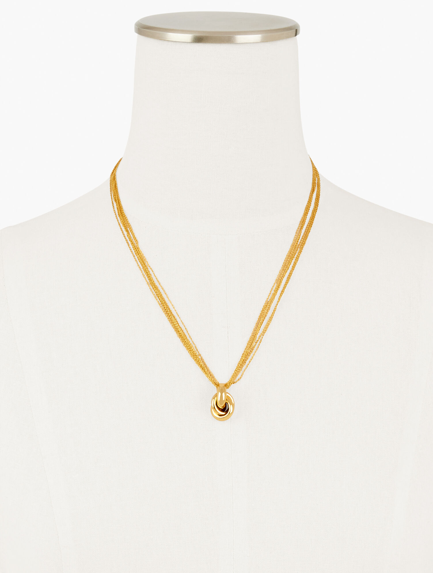 Interlocking Pendant Necklace | Talbots