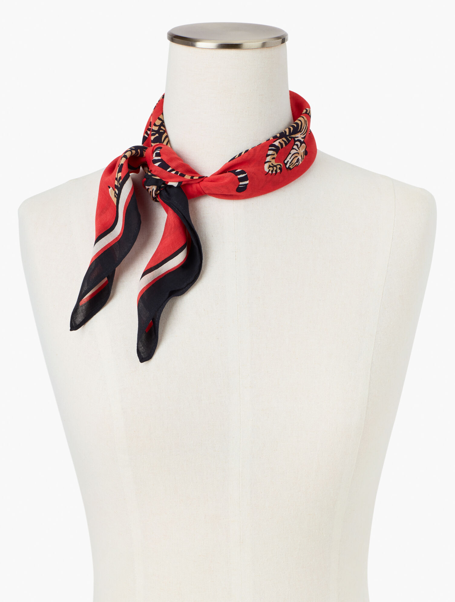 Climbing Tiger Neckerchief | Talbots