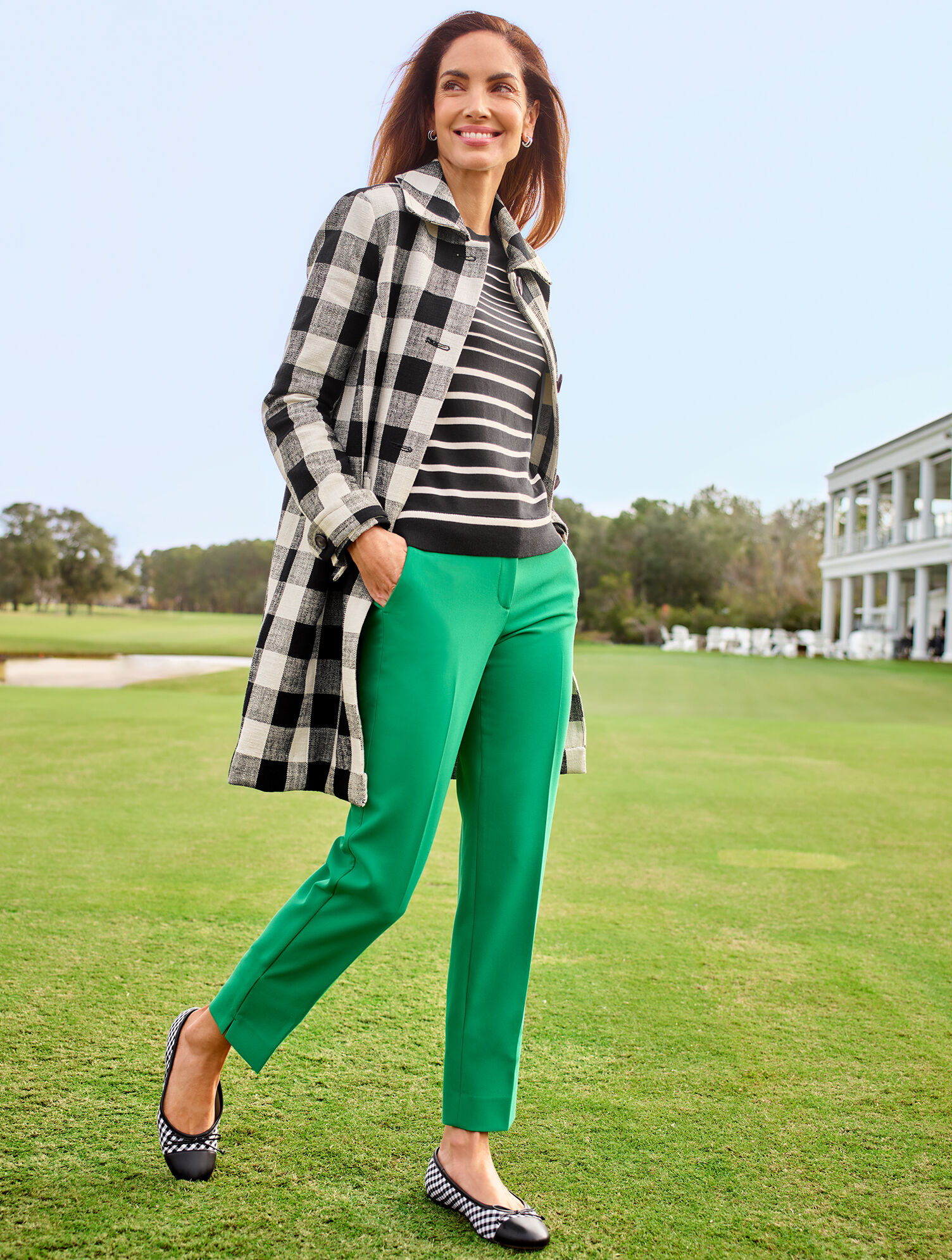 Gingham Topper | Talbots
