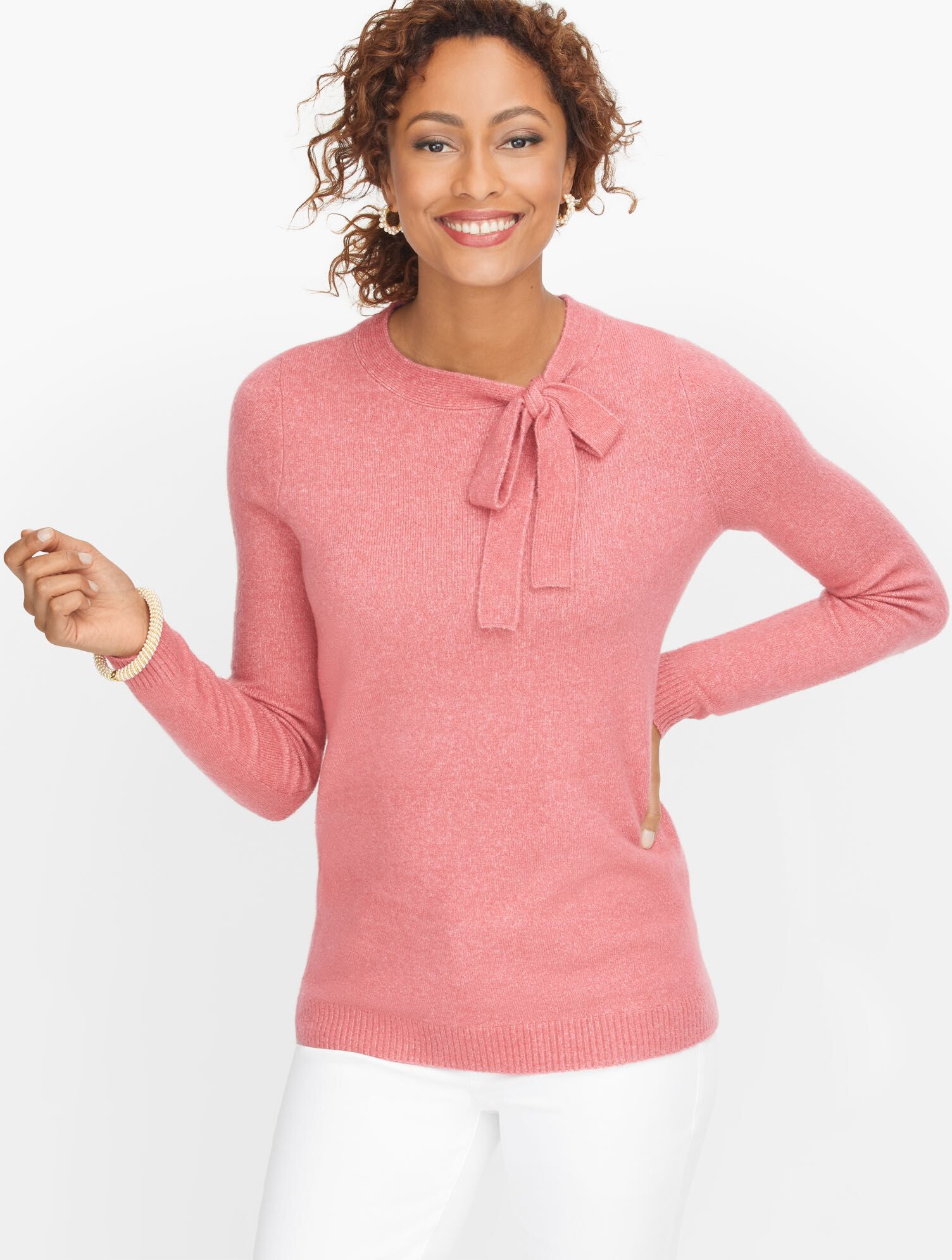 Tie Neck Sabrina Sweater | Talbots