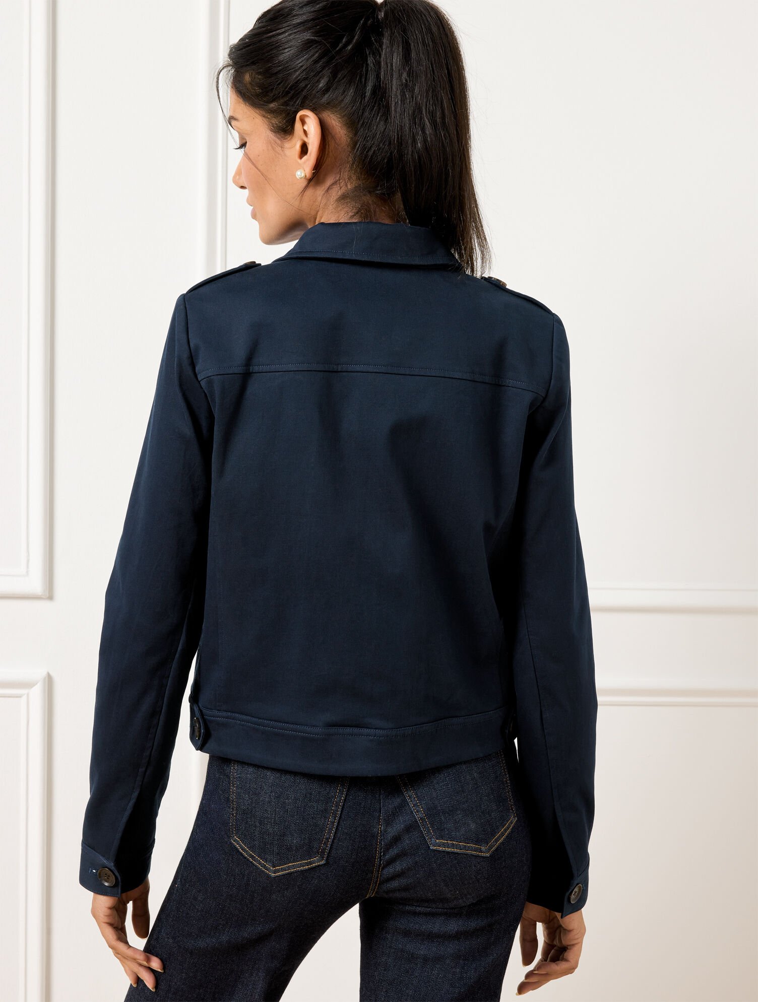 Twill Jacket | Talbots