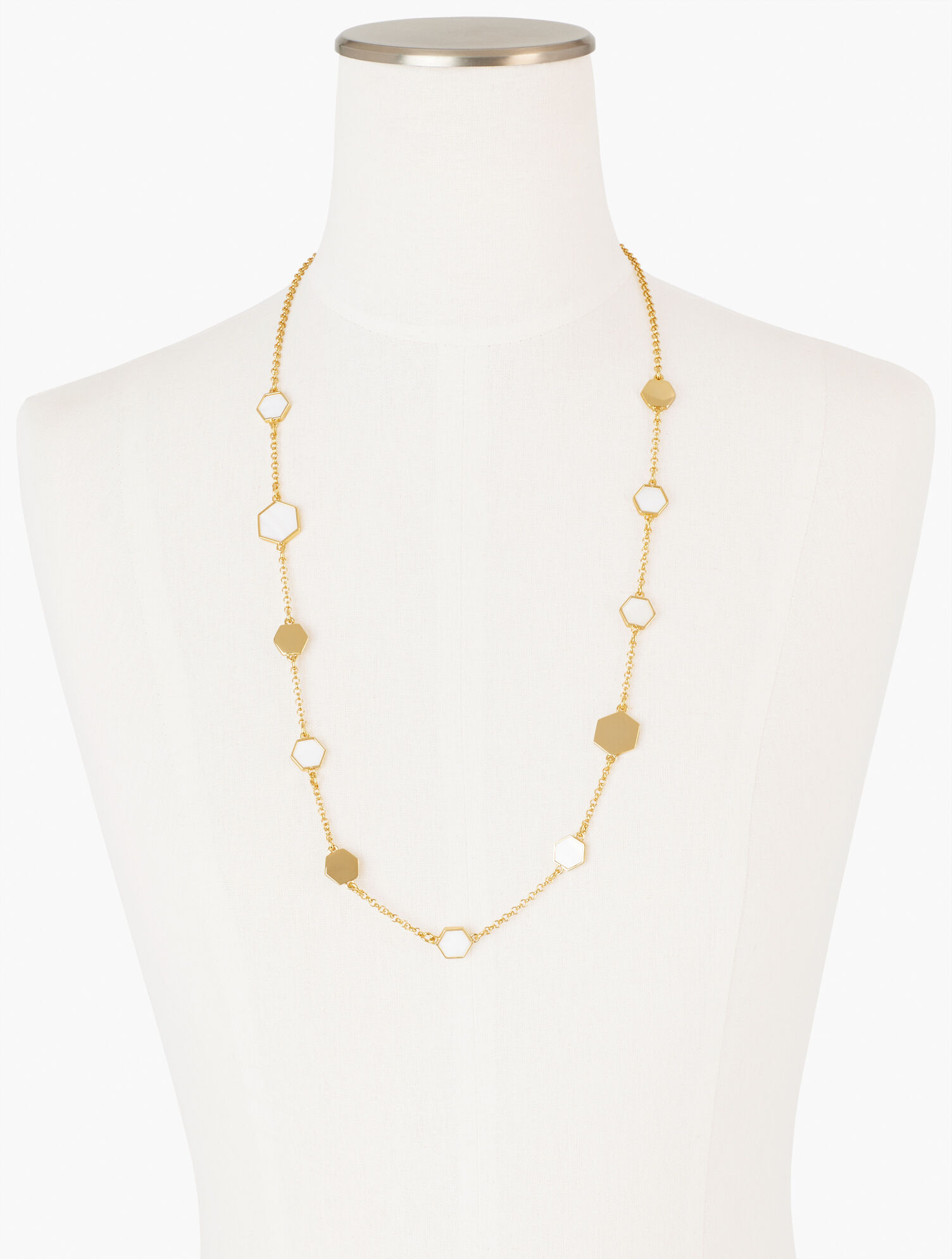 Love Hex Station Necklace | Talbots