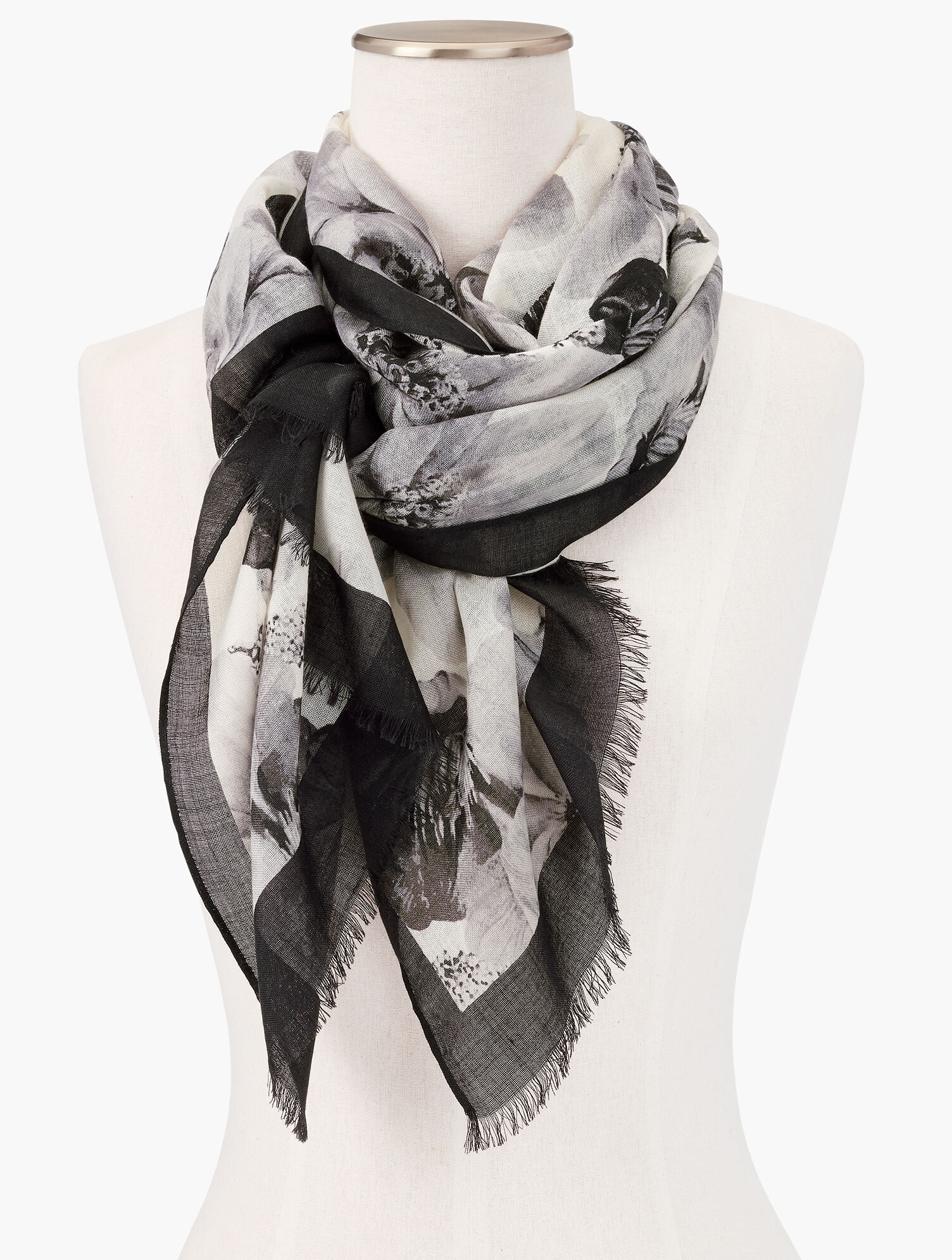 Quince Floral Scarf | Talbots