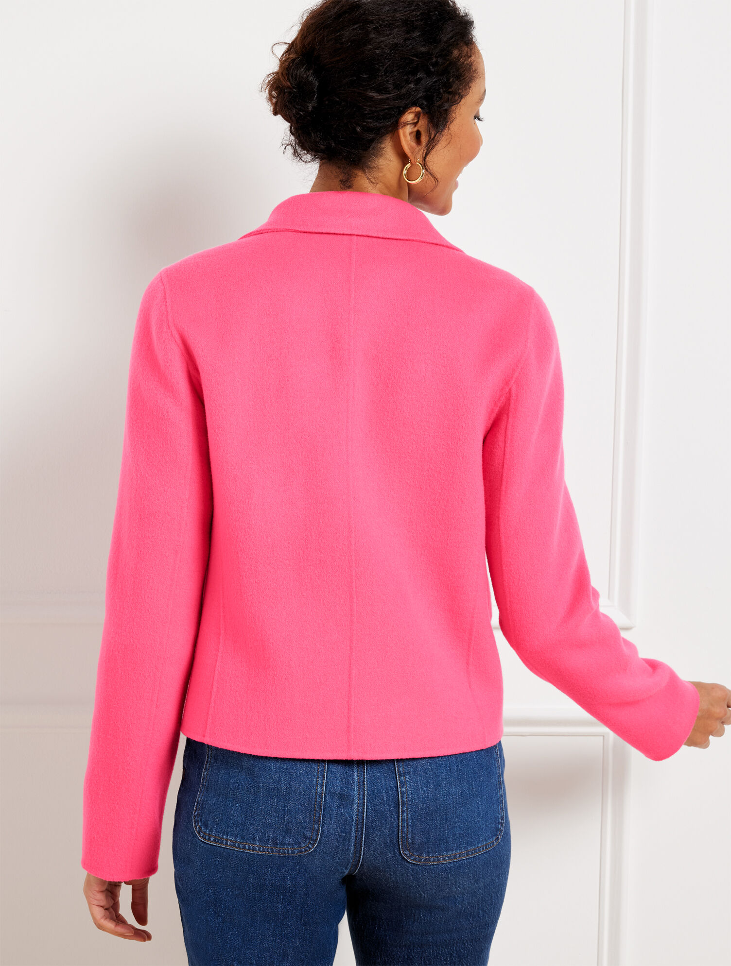 Double Face Wool Blend Jacket | Talbots