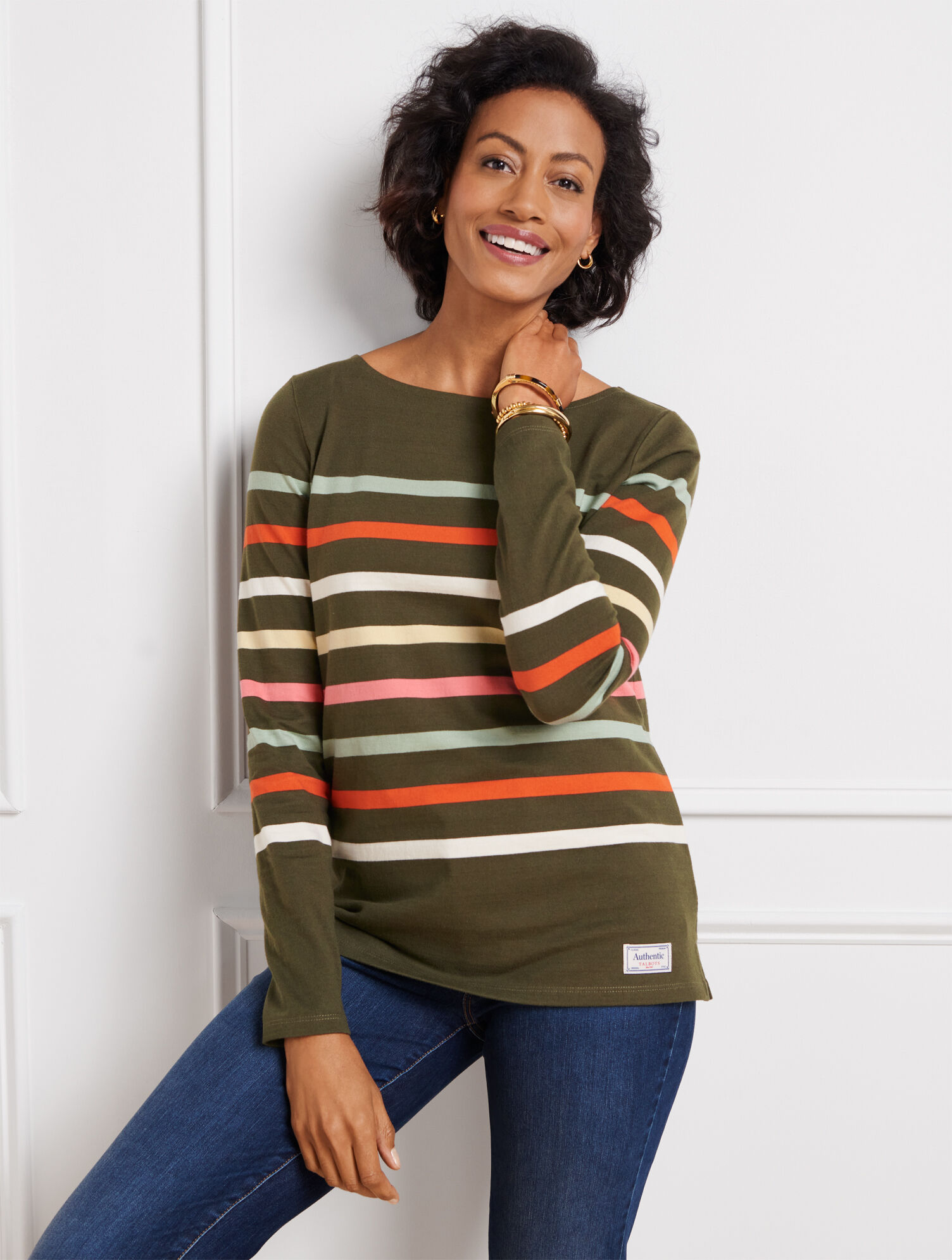 Authentic Talbots Tee - Chatsworth Stripe | Talbots