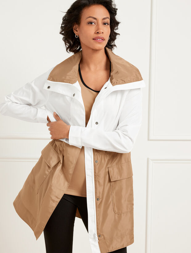 Colorblock Water-Resistant Jacket | Talbots