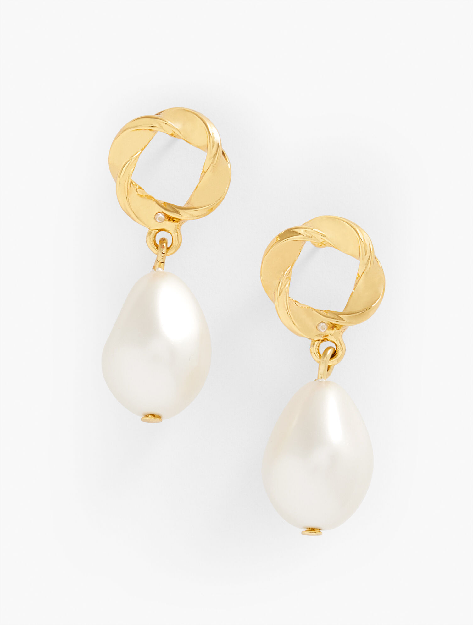 Organic Pearl Drop Earrings | Talbots