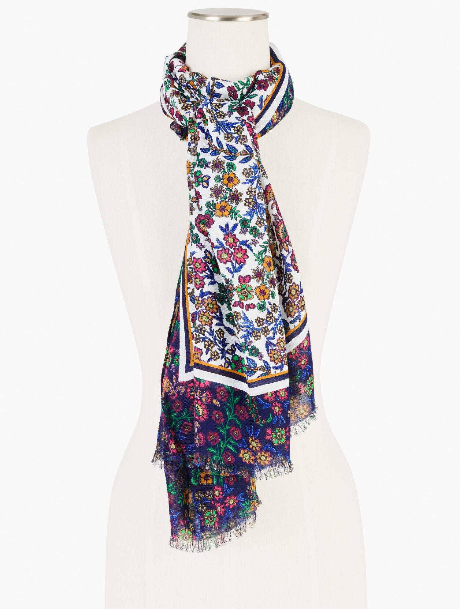 Blossom Party Oblong Scarf | Talbots