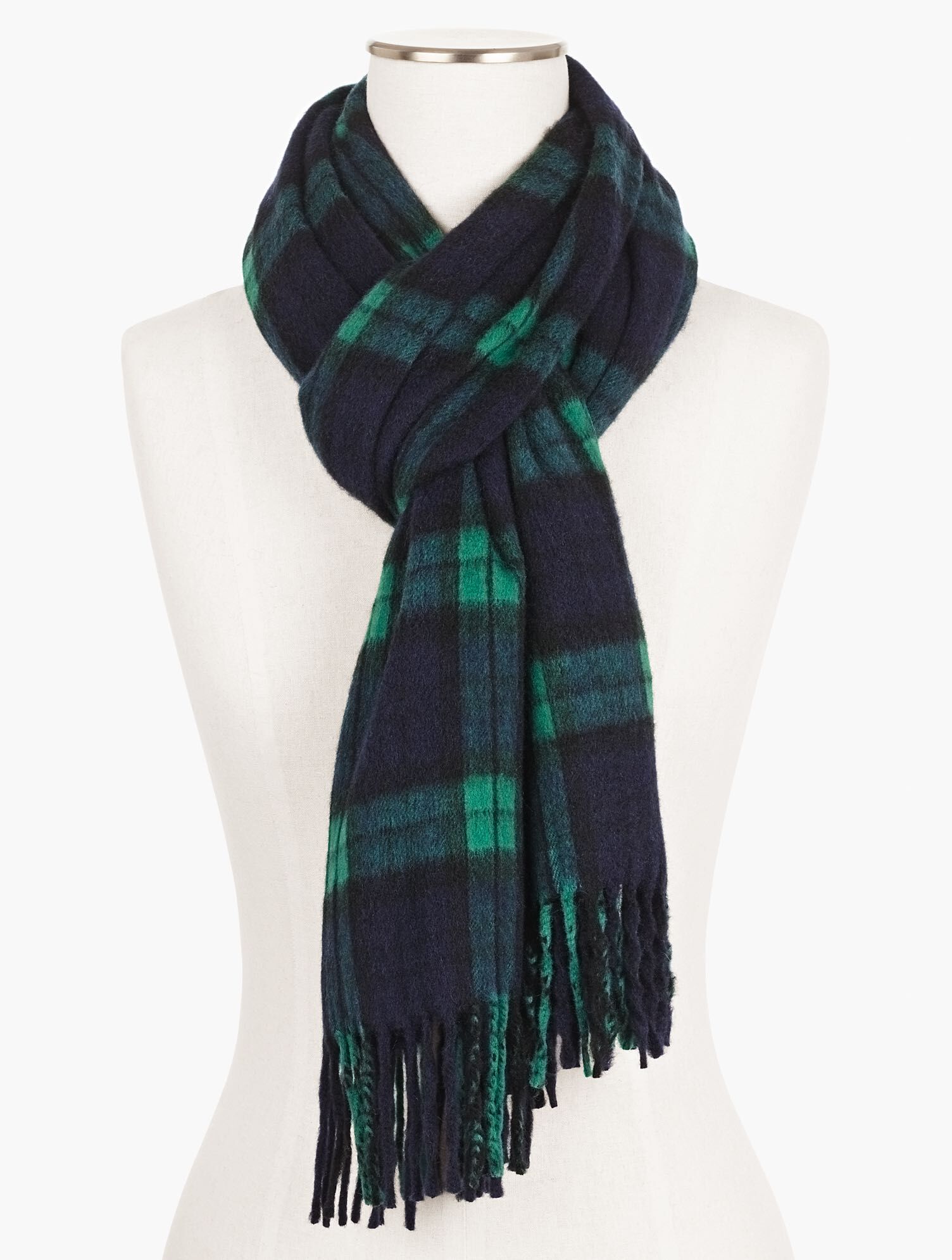 Pure Cashmere Wrap - Black Watch | Talbots