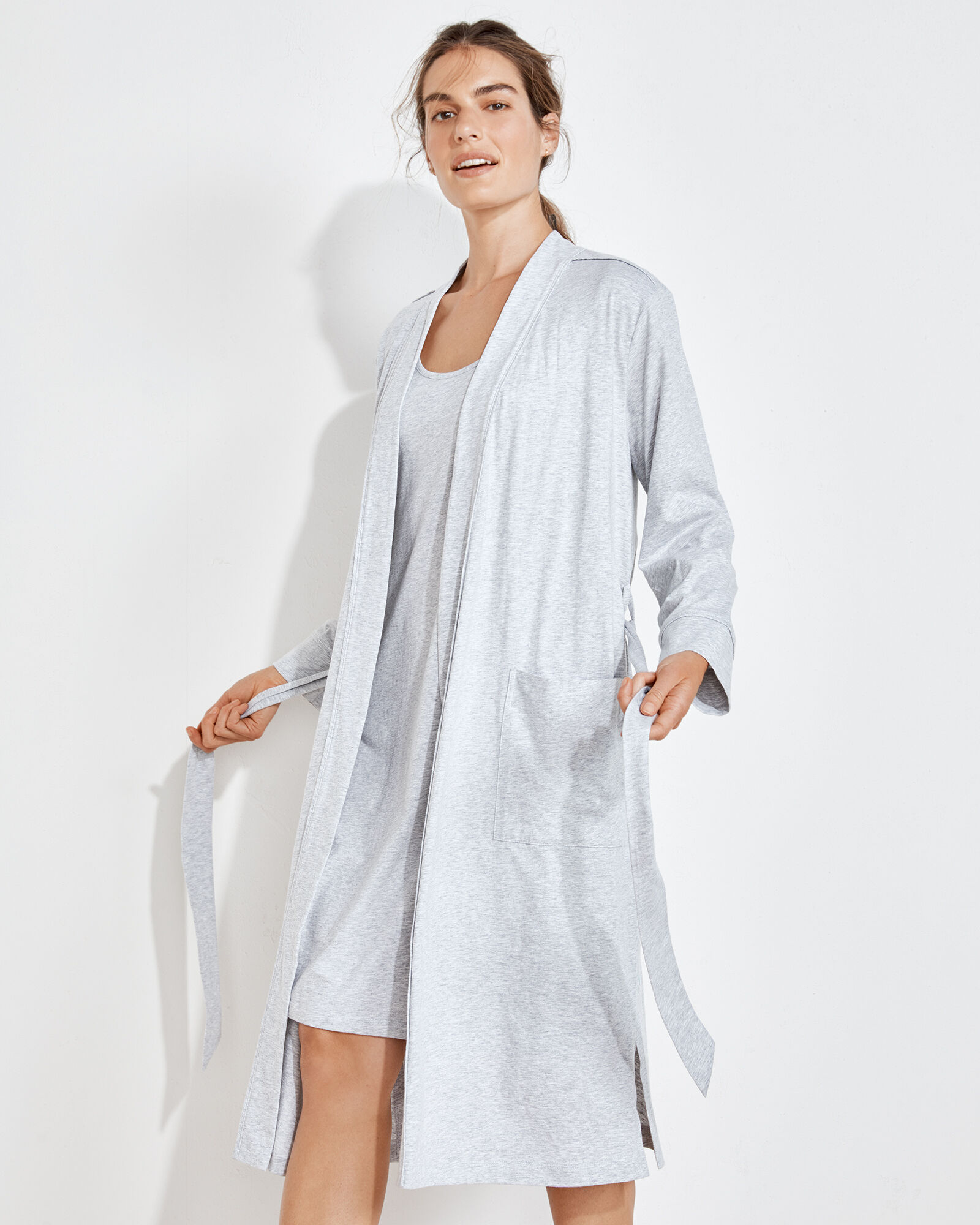 Organic Cotton Jersey Robe | Haven Well Within